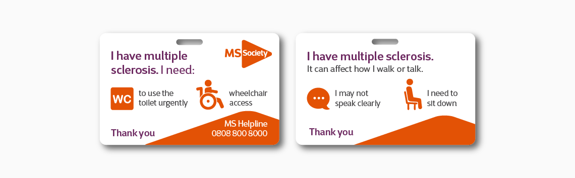The "I have MS" card | MS Society