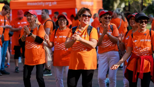 Doing the MS Walk to raise awareness | MS Society